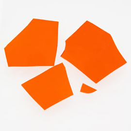 R-140 Orange Transparent Glass Color - Spruce Pine Batch